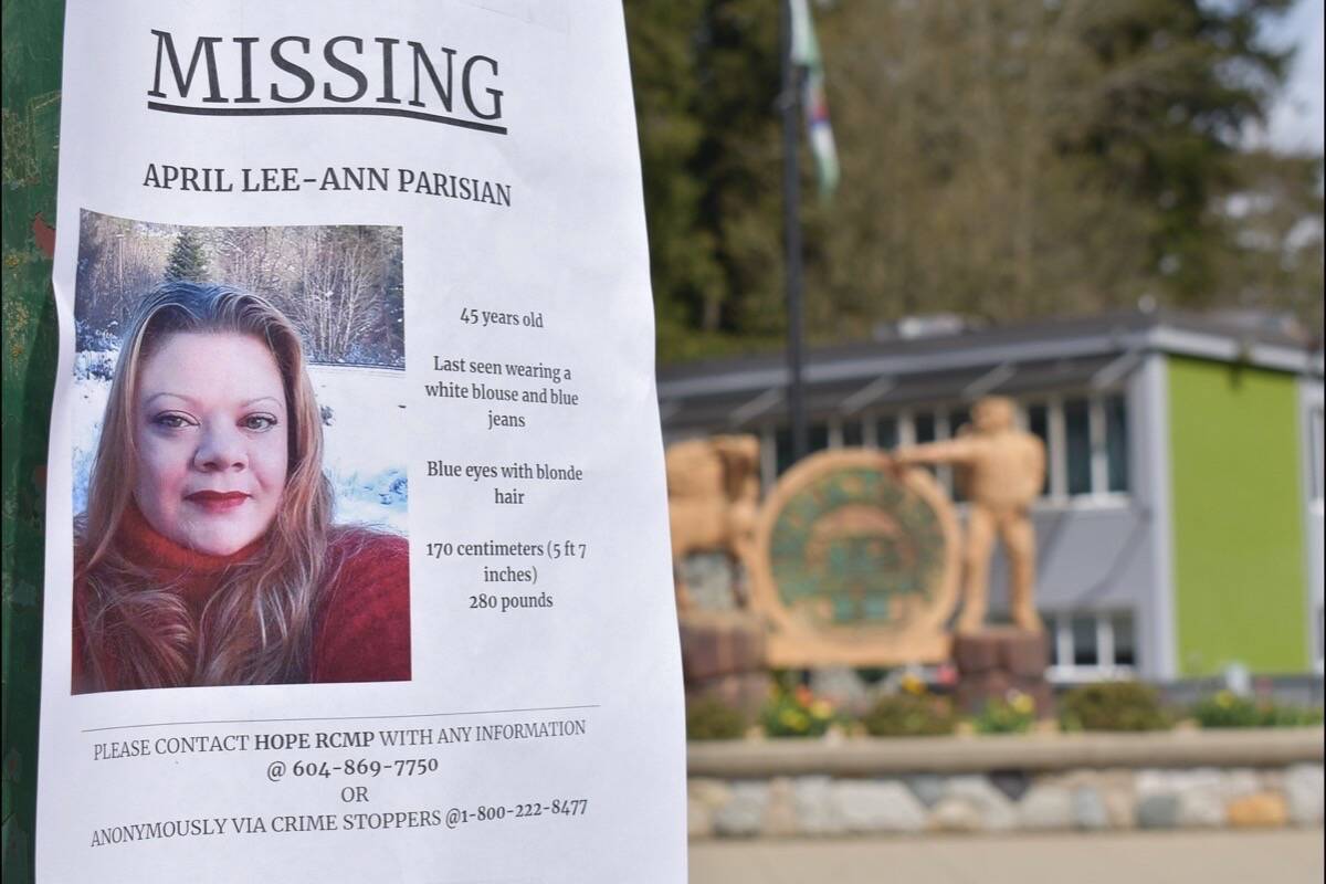 Human remains found in Washington not April Parisian | Chilliwack Progress